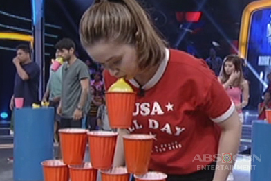 Duo players, nahirapan lahat sa Balloon Pyramid challenge | ABS-CBN ...